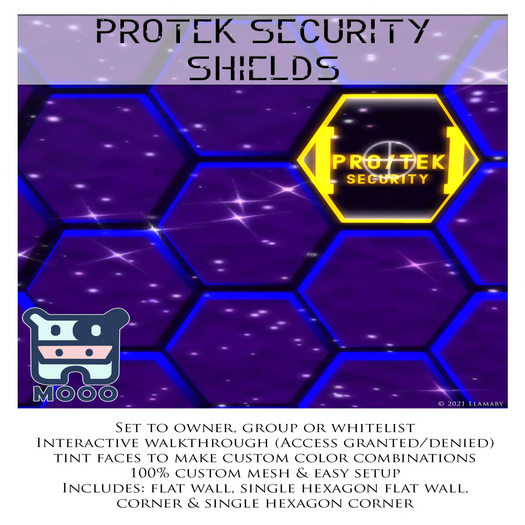 Second Life Marketplace - [Mooo] Protek Security Shield (Add Me)